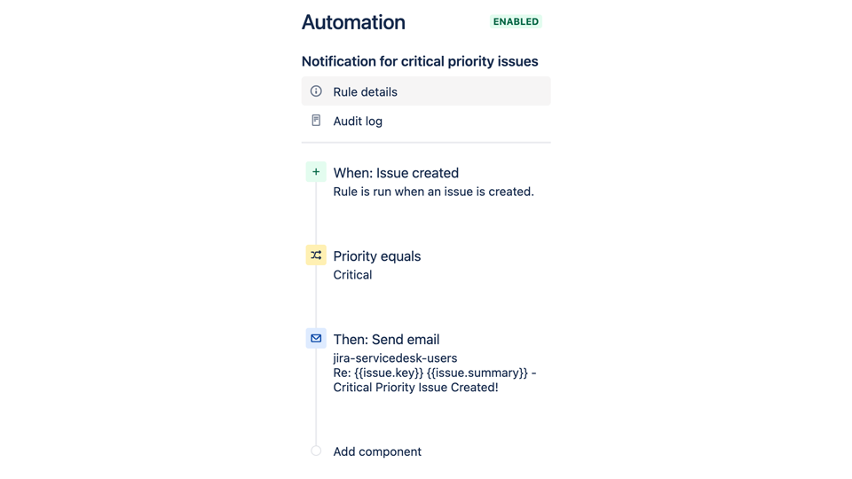 Automation in Jira Service Management